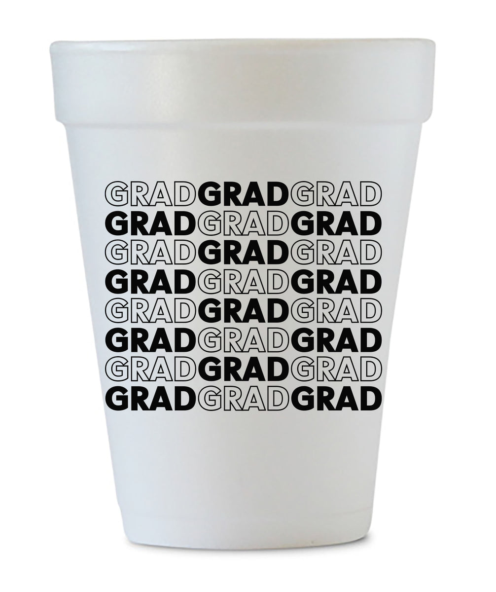 Congrats Grad Styrofoam Cups - Personalized Styrofoam Cups – Hello Harper