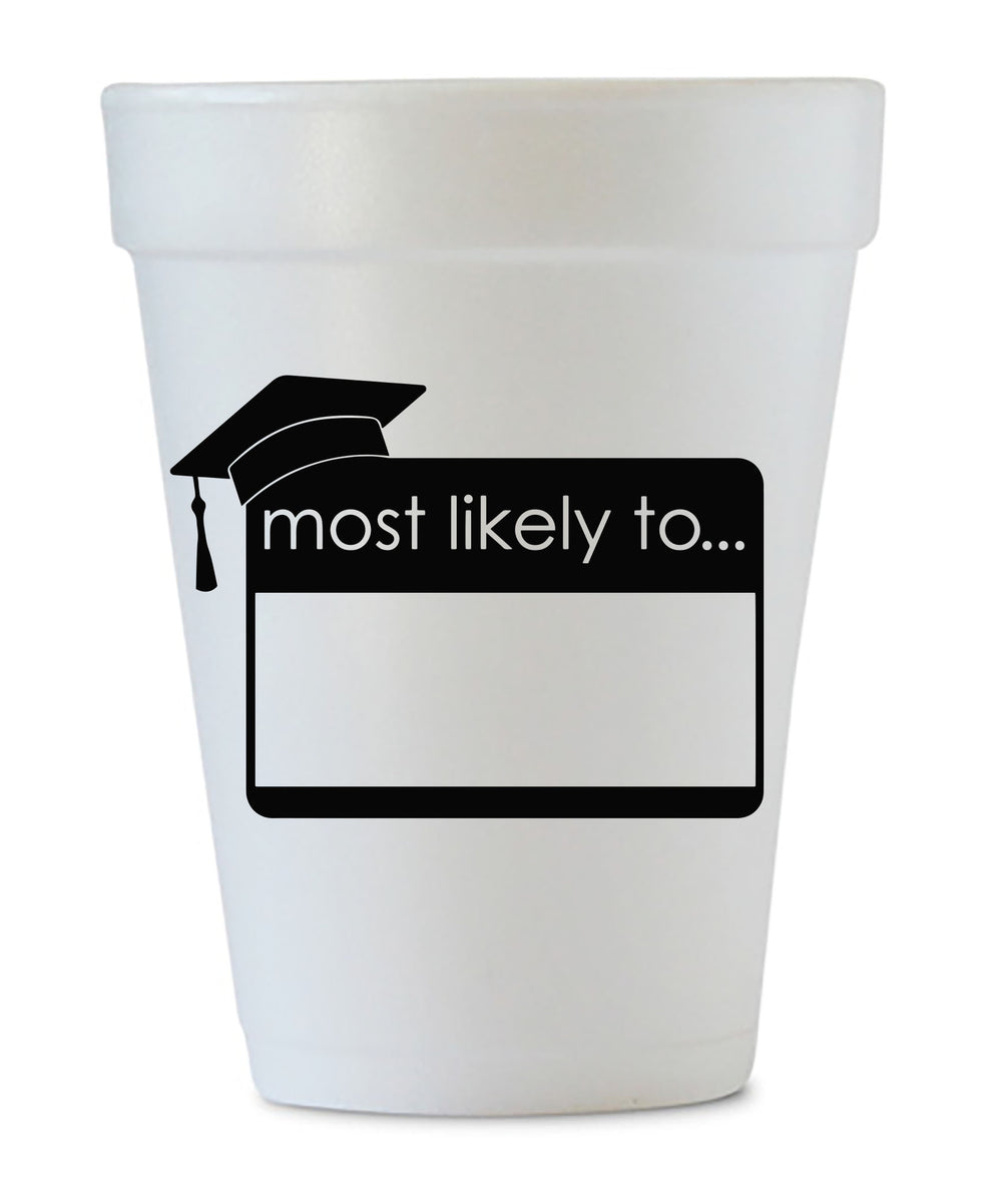 Congrats Grad Styrofoam Cups - Personalized Styrofoam Cups – Hello Harper